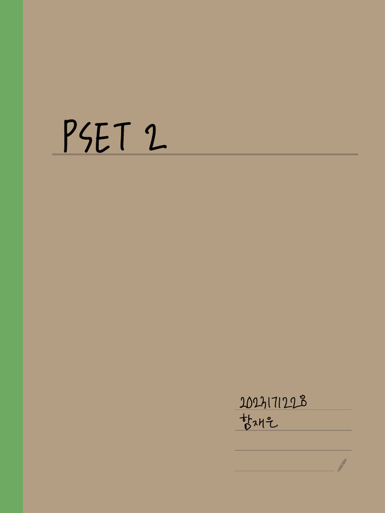 열역학 과제 Pset2 | PDF