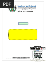 Sesotho Grade 11 p2 June | PDF | Languages Of Africa | Southern Africa