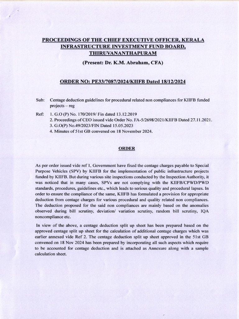 PE33 7087 2024 KIIFBDated18 12 2024 | PDF | Regulatory Compliance ...