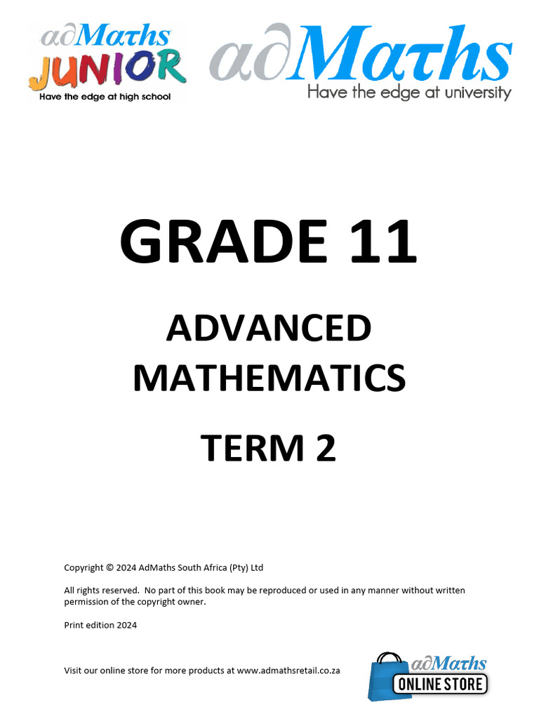11ENG_2024_T2b - Grade 11 - Solutions | PDF | Mathematical Relations | Functions And Mappings