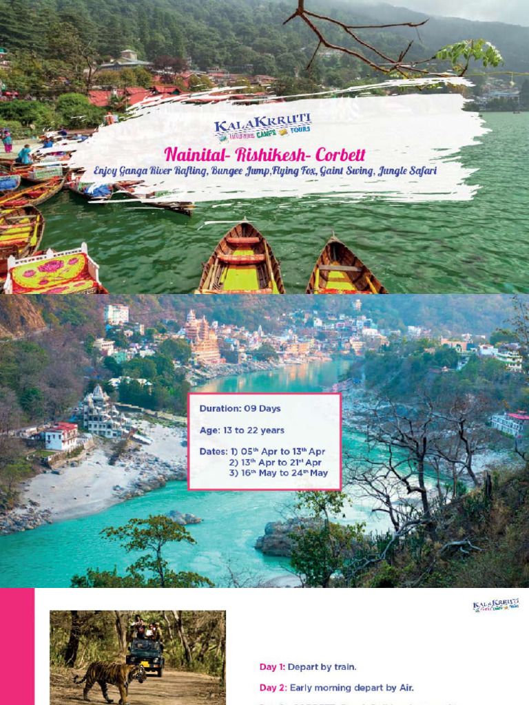 Nainital-rishikesh-corbett Summer 2025 250220 223505 | PDF