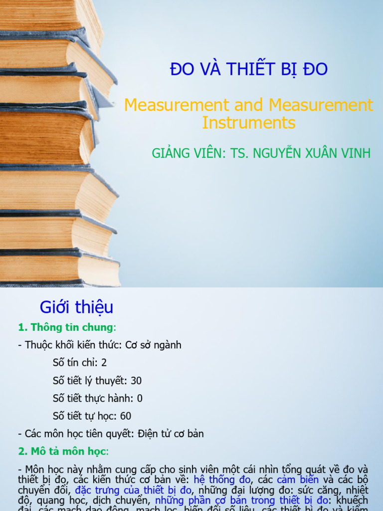 2024-06-03 Chuong 1 - Khai Niem Do Luong | PDF