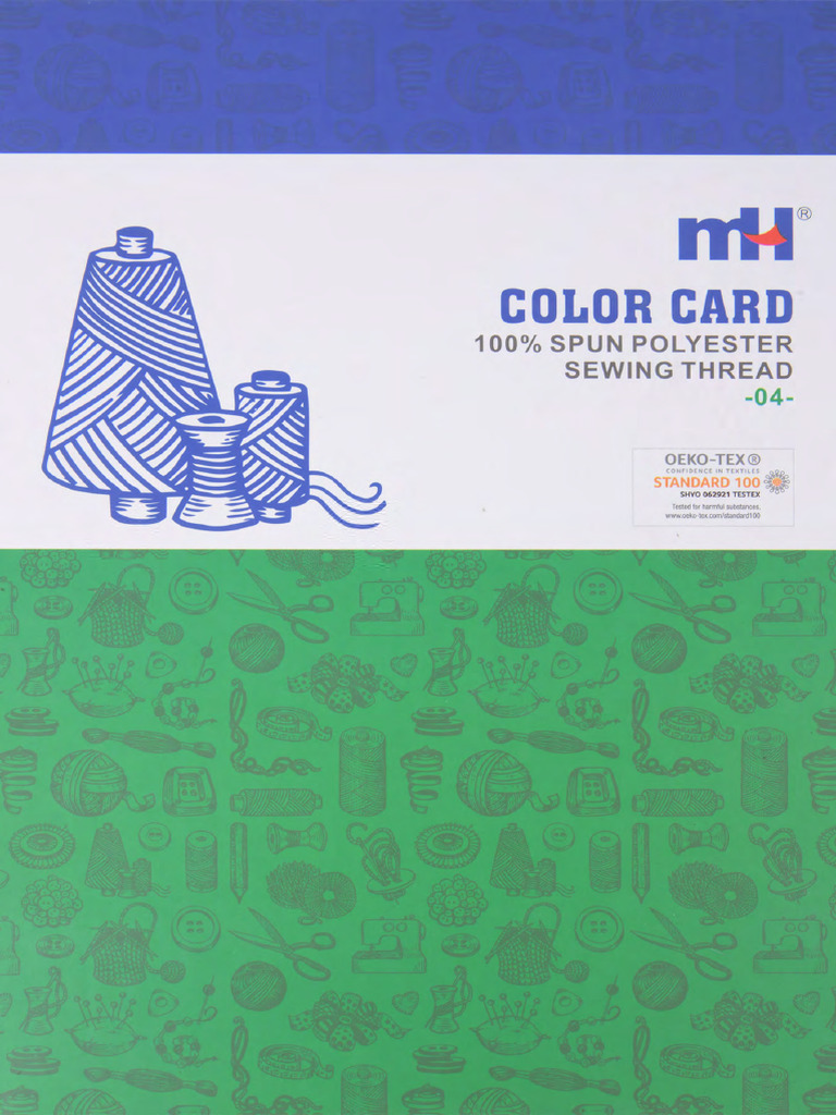 Polyester Sewing Thread Color Card | PDF