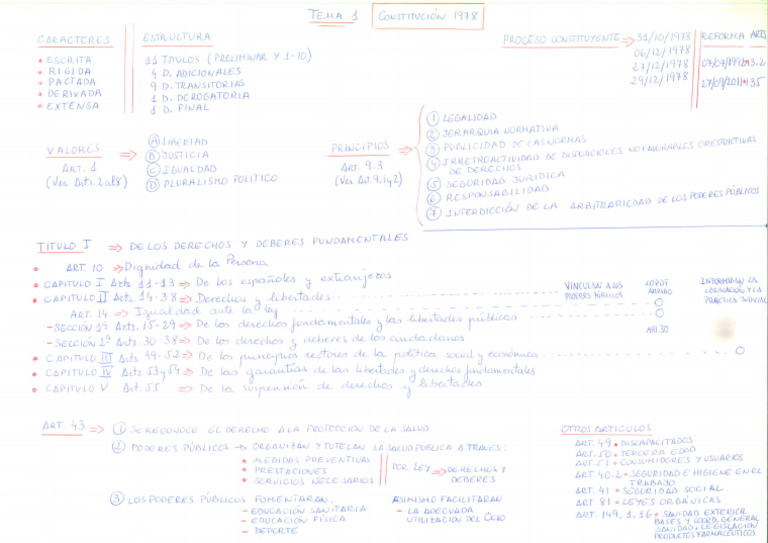 Esquema Constitución Pdf