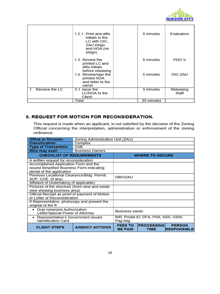 Motion for Reconsideration Process Guide | PDF