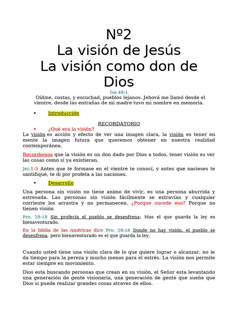 La Visión Como Don de Dios | PDF | Dios | Jesús en el islam