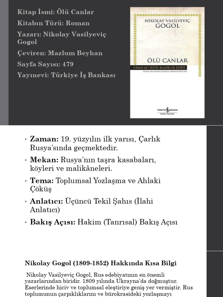 Ölü Canlar | PDF