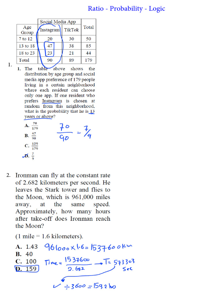 Ratio - Probability - Logic_241106_114914 | PDF