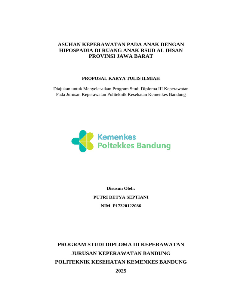 PROPOSAL KTI PUTRI DETYA FIXX | PDF