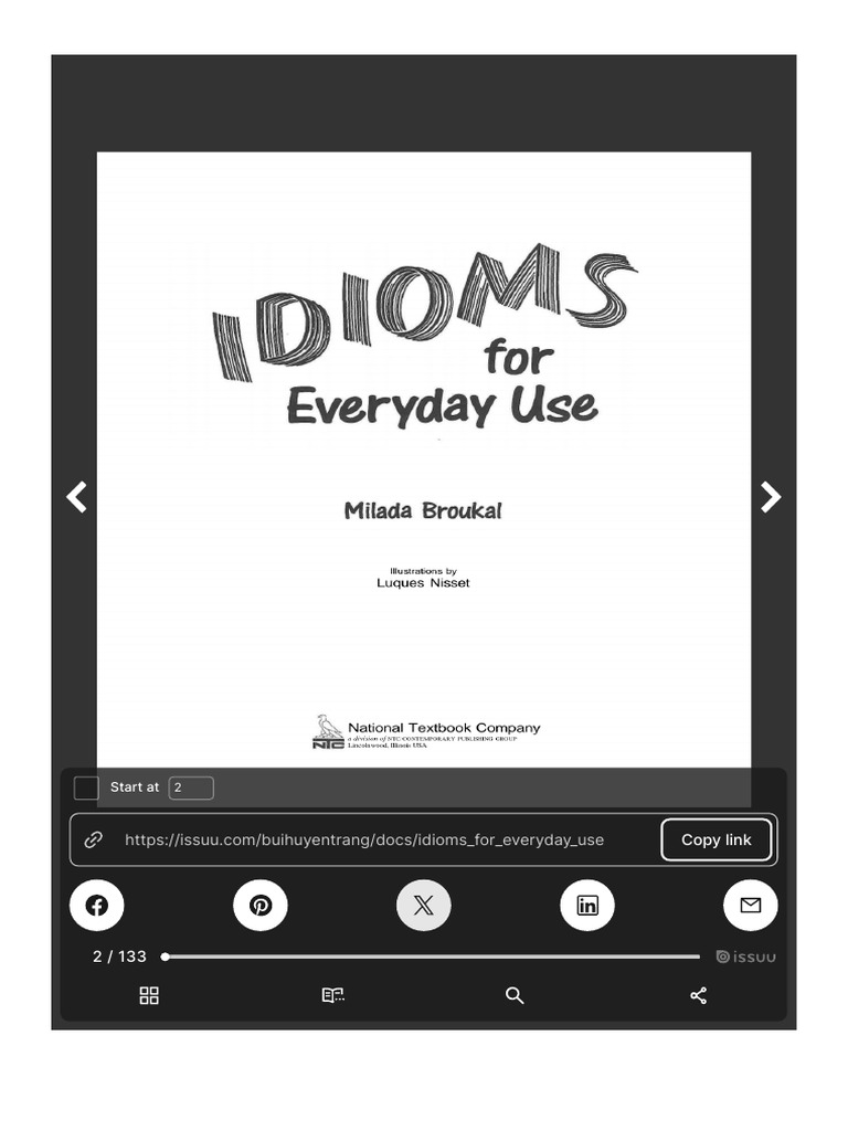 Idioms For Everyday Use by Buihuyentrang - Issuu | PDF