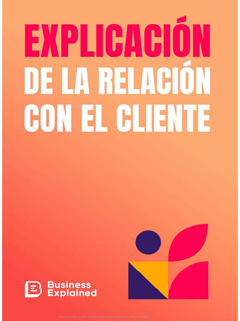Explicacion de La Relacion Con El Cliente | PDF | Marca | Marketing