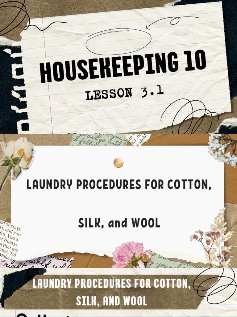 q4 Housekeeping Lesson3 Fabrics | PDF