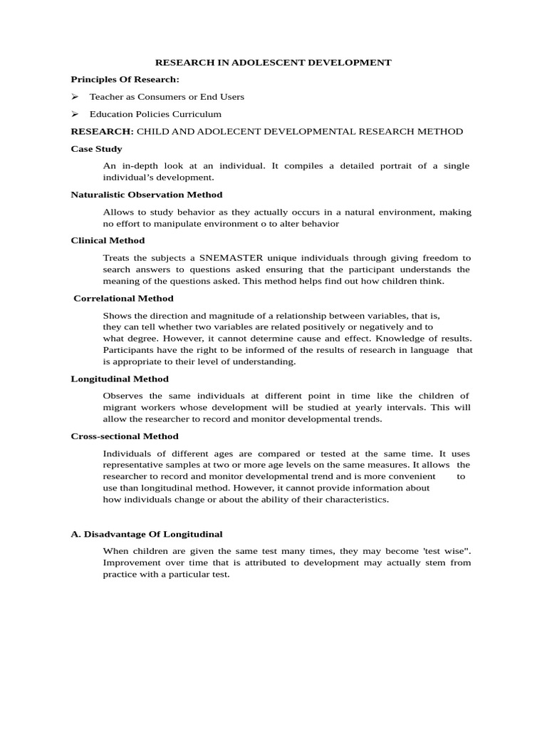 althea compilation | PDF | Adolescence | Experiment