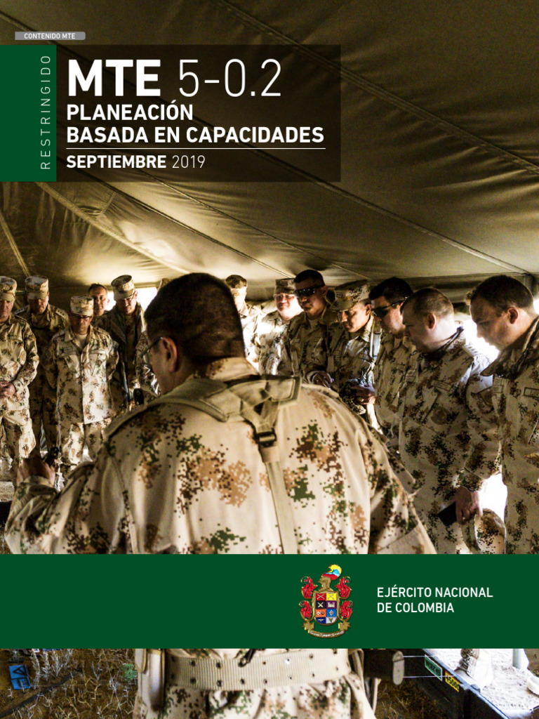 Mte 5-0.2 Planeación Basada en Capacidades | PDF | Planificación | Militar