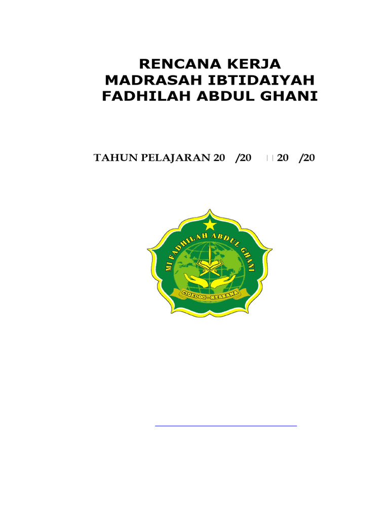 RKM MI Fadhilah Abdul Ghani | PDF