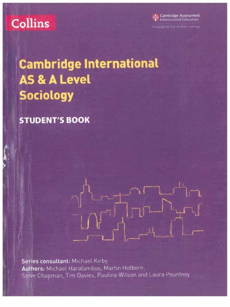 Cambrige International As and A Level Sociology Collins | PDF | Capitalism | Consumerism