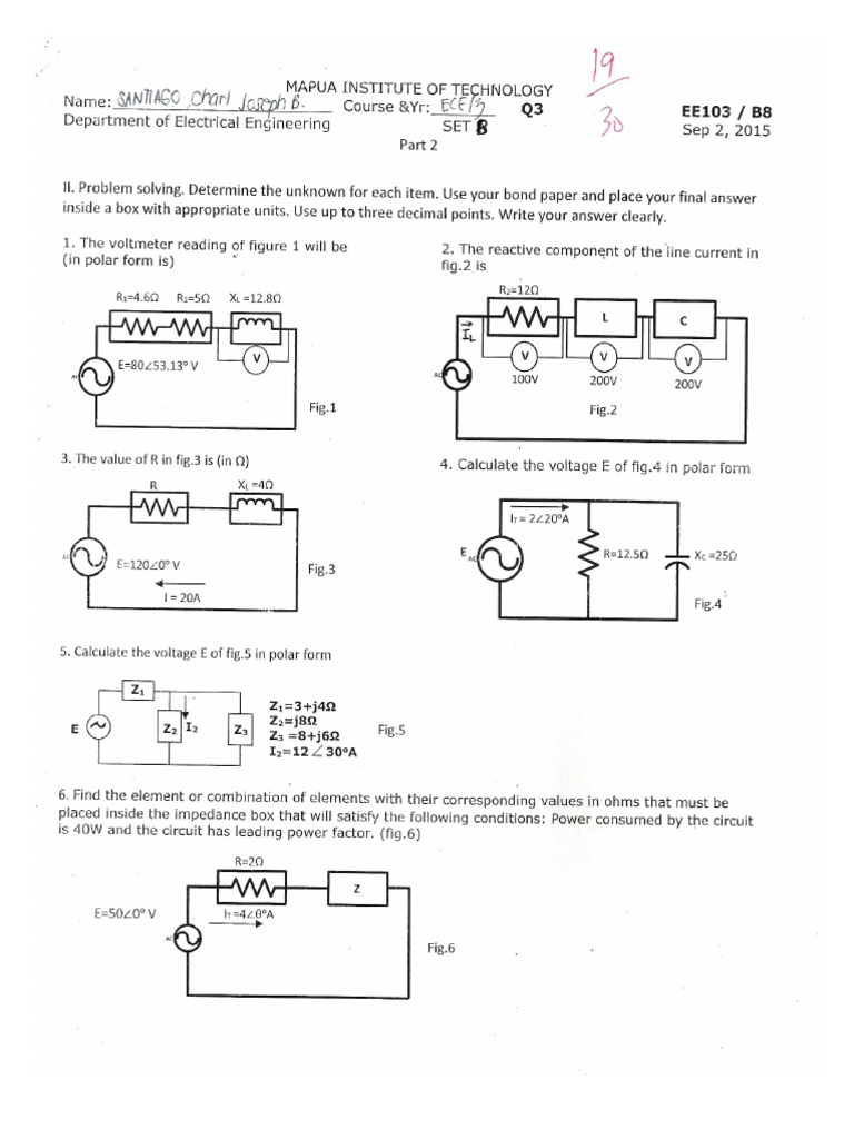 EE103 - Quiz 3 | PDF