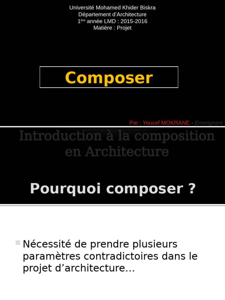 Introduction à la composition architecturale | PDF | Arts | Dessin