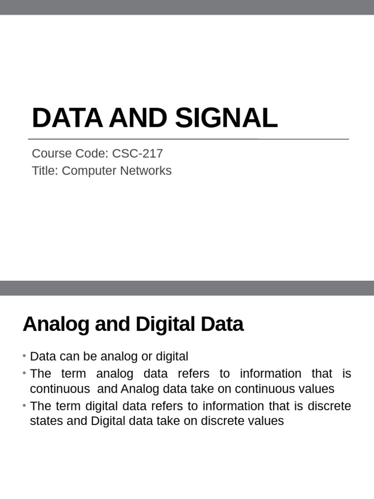 Understanding Analog and Digital Signals | PDF | Sine Wave | Phase (Waves)