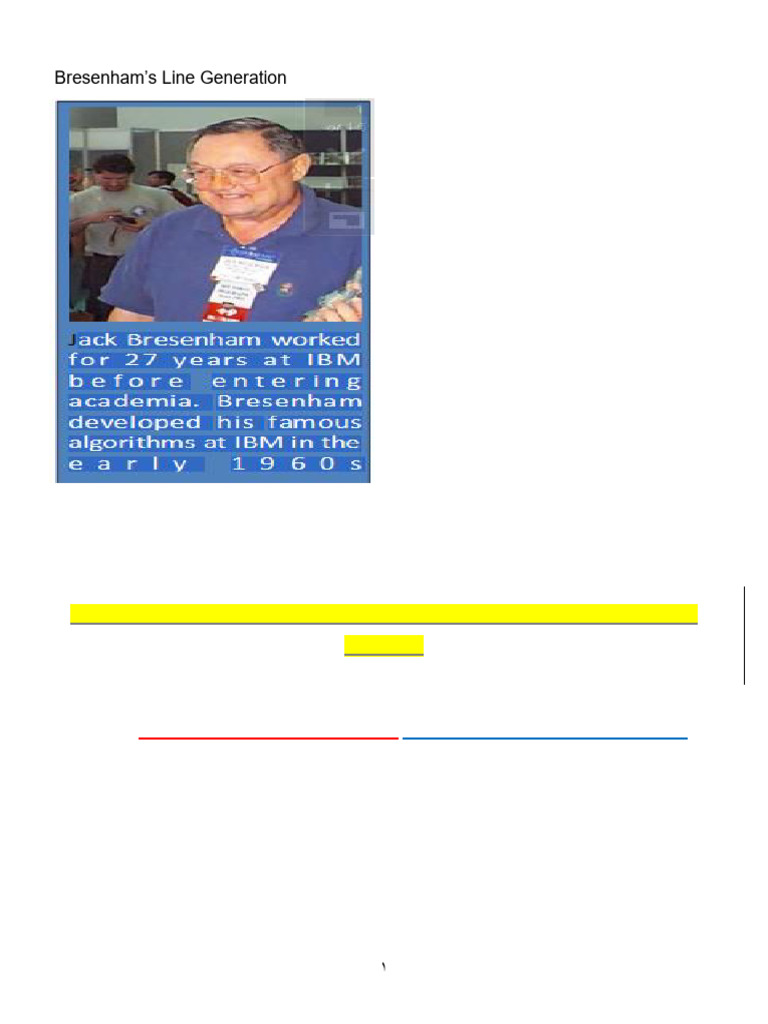 Difference of Dda and Beresenham | PDF | Arithmetic | Applied Mathematics