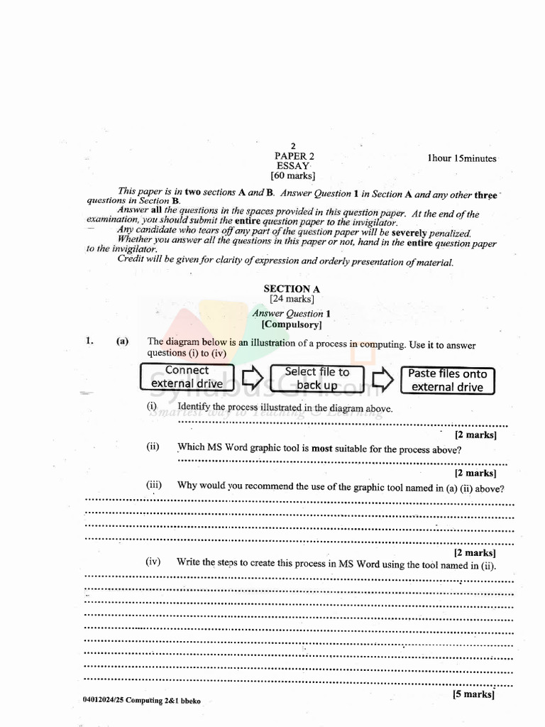 2025 Bbek Jan Mock - Computing 2 | PDF | Shape | Software