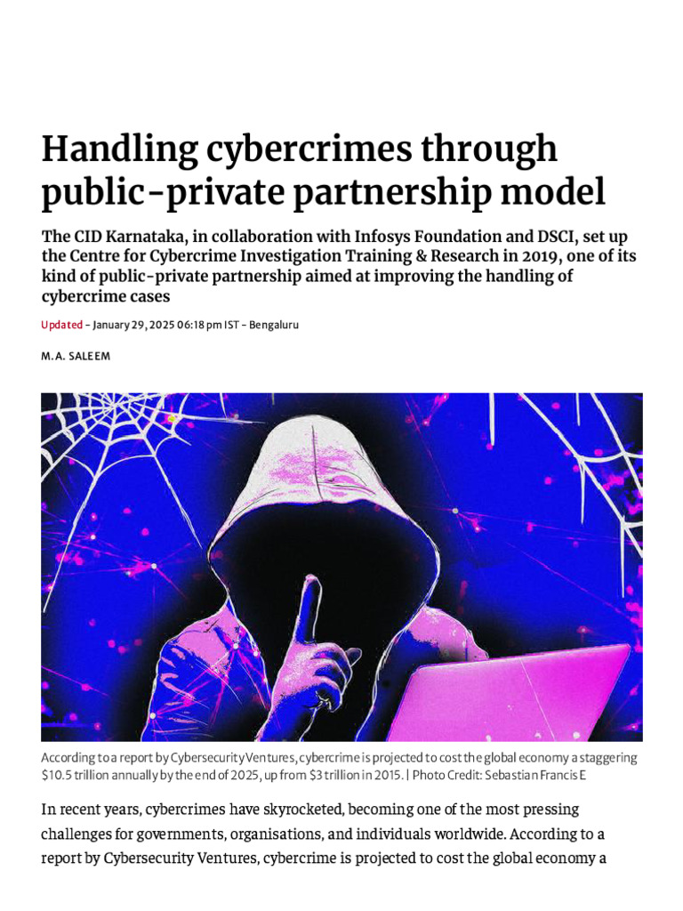 Cybercrime Investigation via PPP Model | PDF | Cybercrime | Computer ...