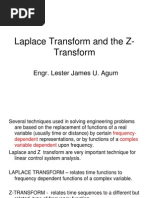 Table of Laplace and Z Transforms | PDF | Laplace Transform ...