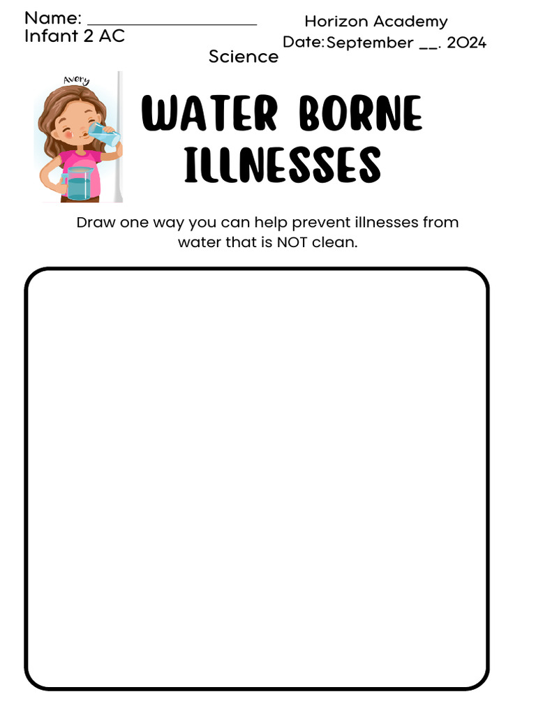 10 Copies, SINGLE PRINT - Waterborne Illnesses | PDF