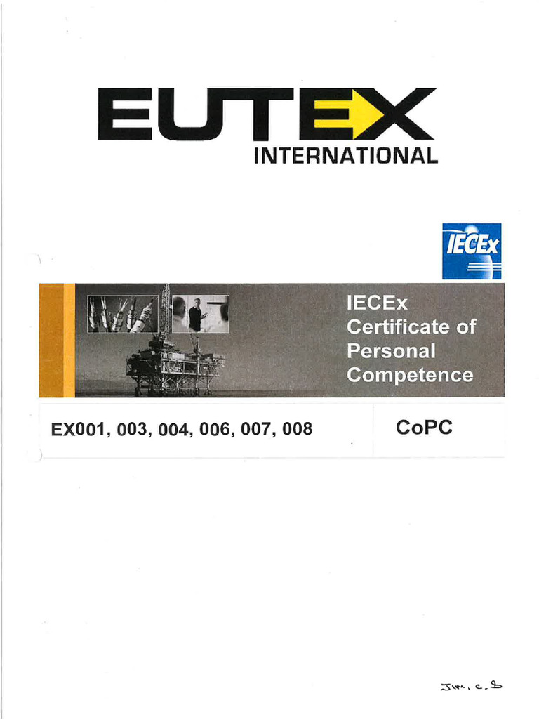 IECEX 001,003,004,006,007 - EUTEX Presentation | PDF | Process ...
