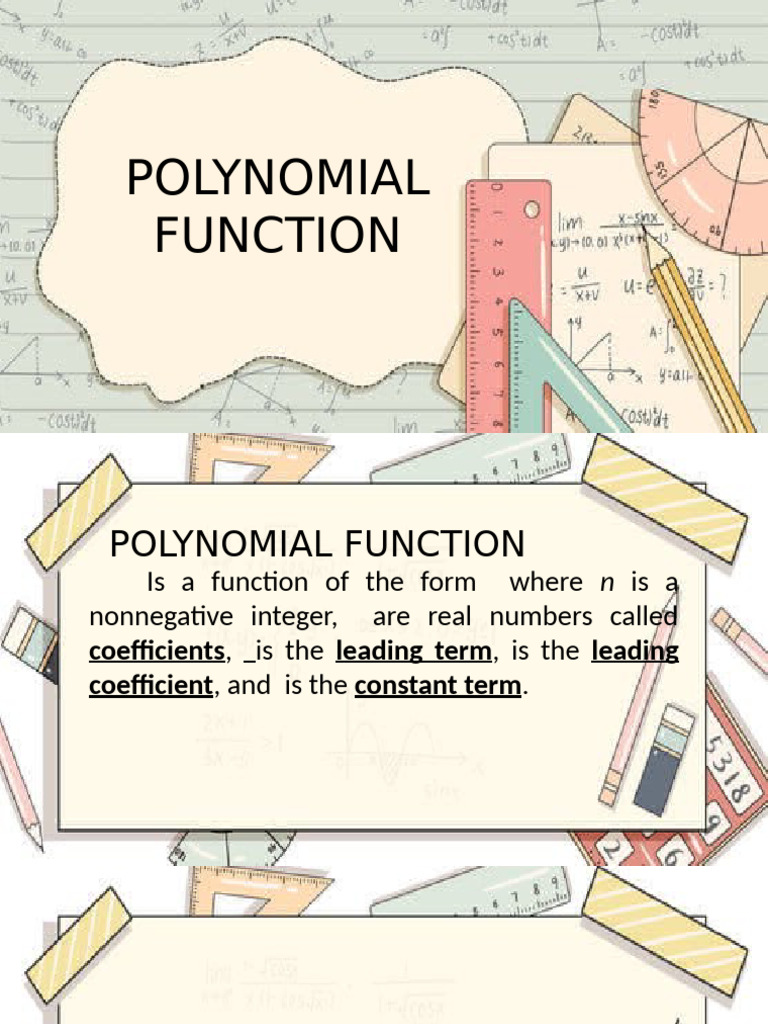 Polynomial Functions | PDF