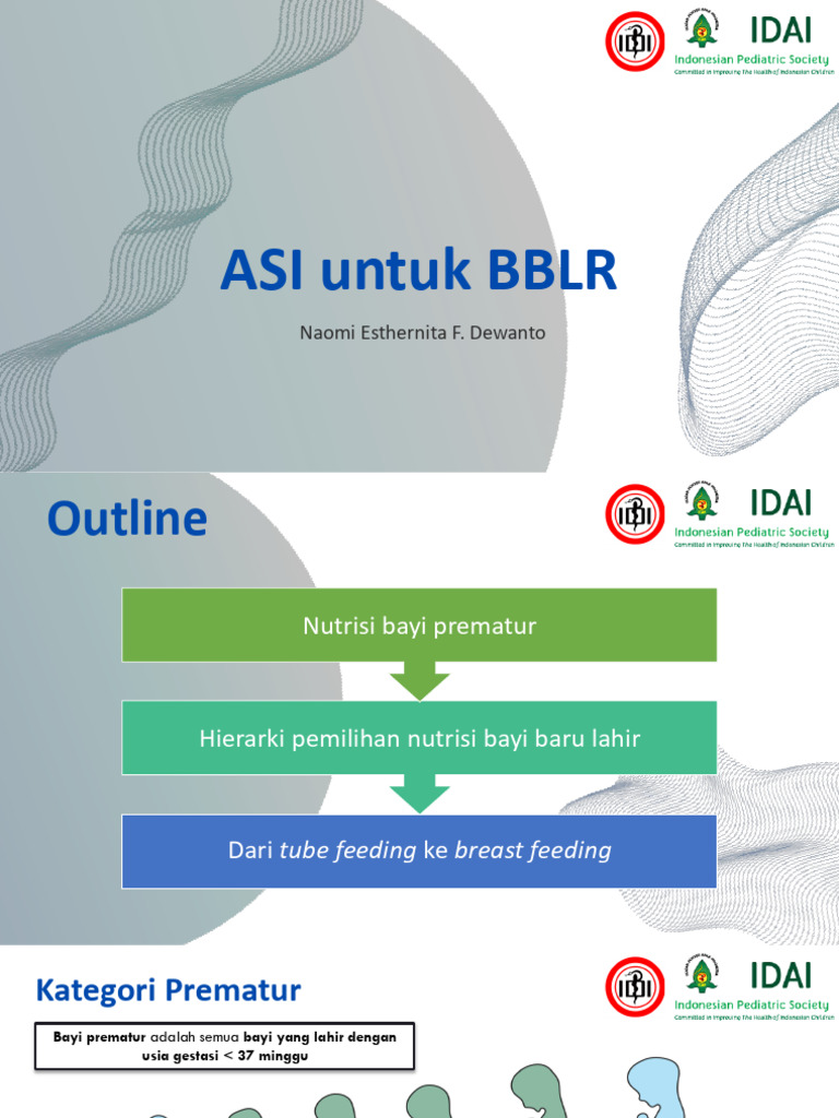 ASI Untuk BBLR | PDF