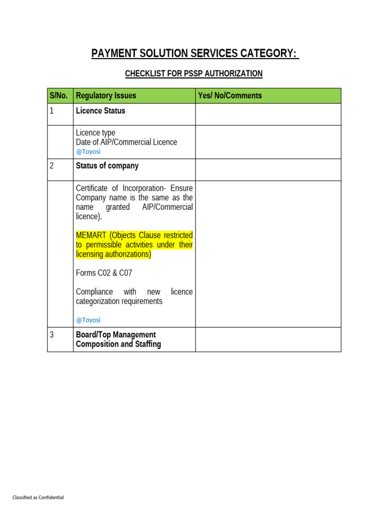 0820 - Checklist For PSS Category | PDF | Payment Card Industry Data ...