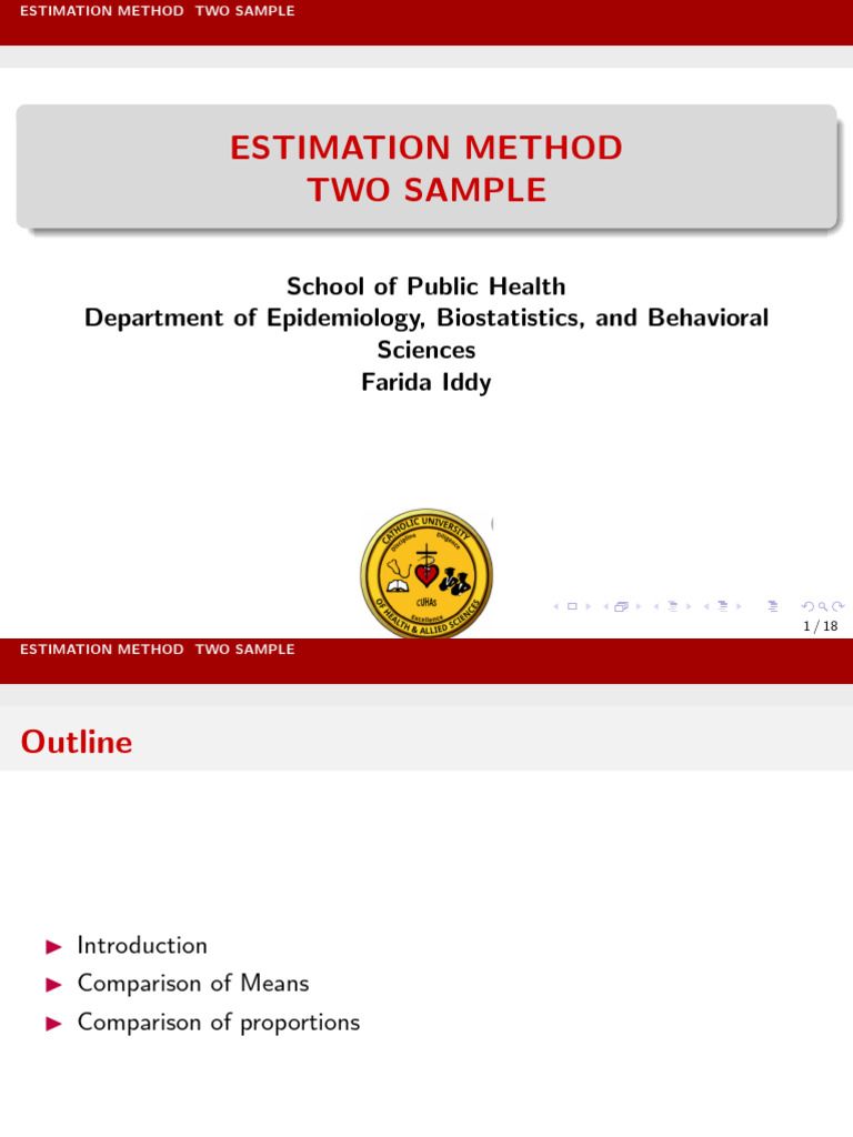 Estimation Method 2 | PDF | Statistics | Statistical Theory