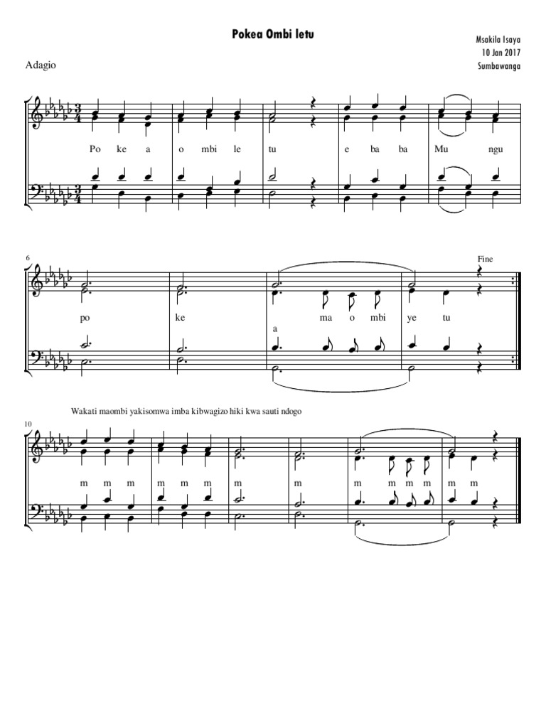 0fd81-Pokea Ombi Letu | PDF