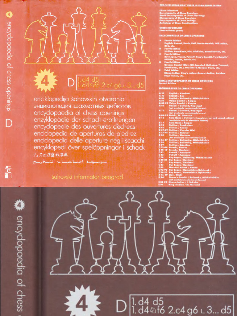 Encyclopedia of Chess Openings D (4ta. Ed.) | PDF | Chess Openings ...