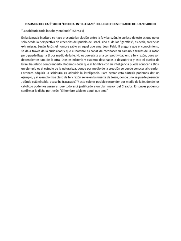 Resumen Del Capítulo Ii | PDF