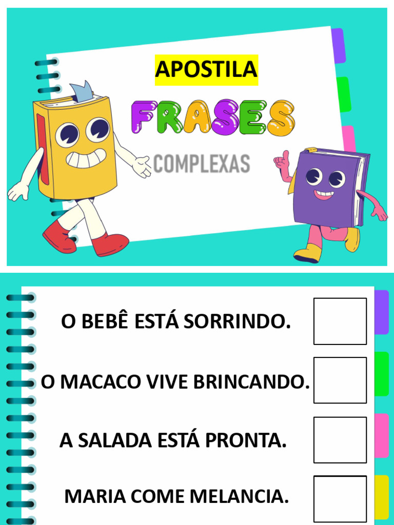 Apostila Frases Complexas | PDF