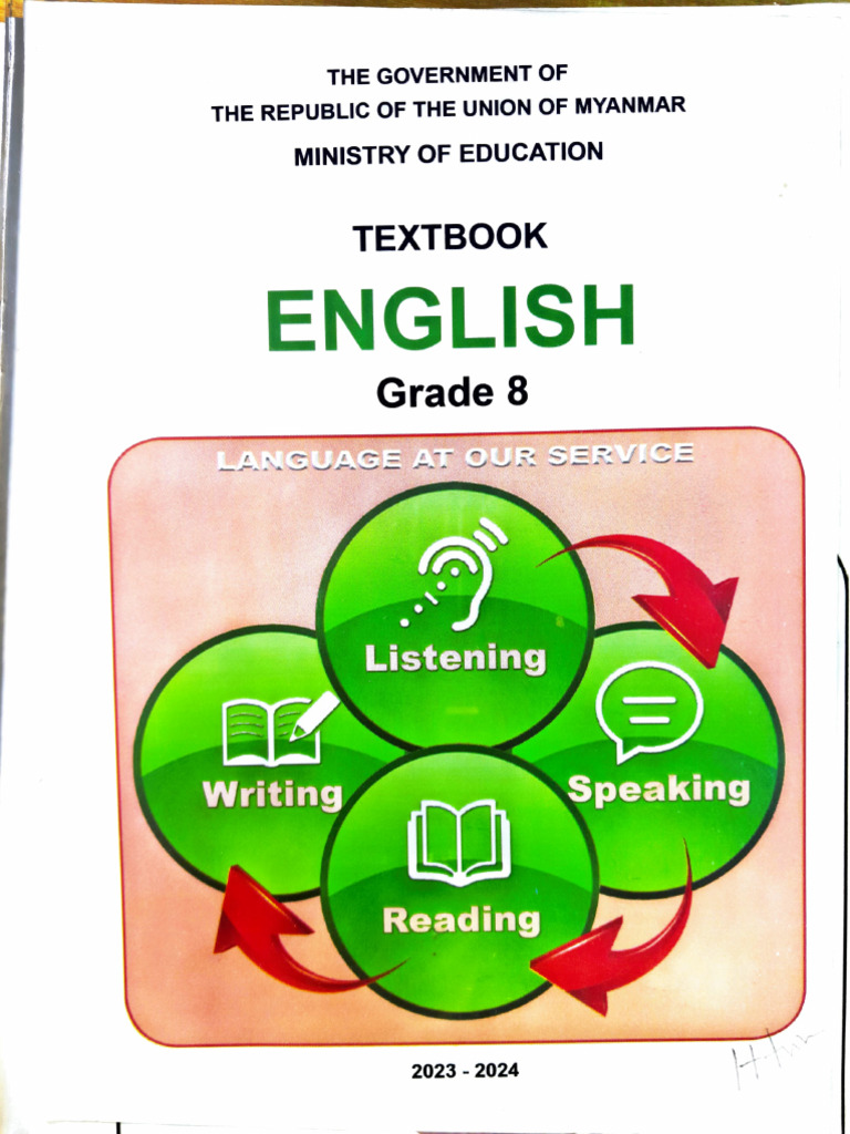 G8 English Textbook by TELC | PDF | English Language | Linguistics