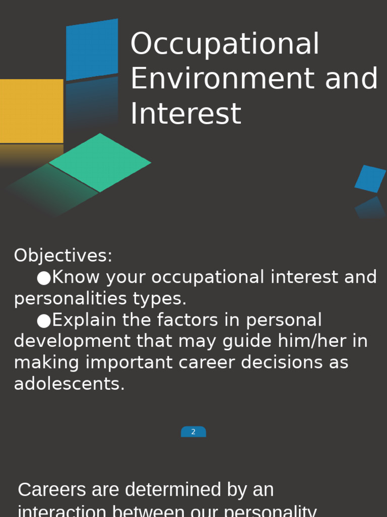Career Choices Based on Personality Types | PDF | Theory | Cognitive ...