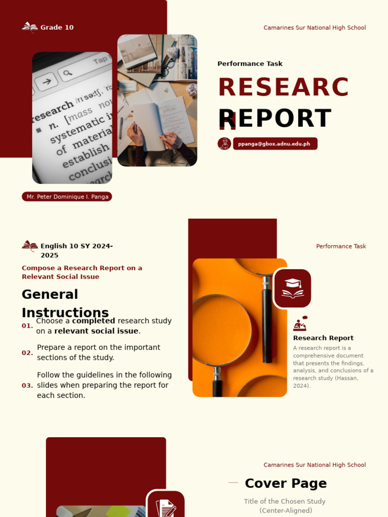 Grade 10 Social Issue Research Report | PDF