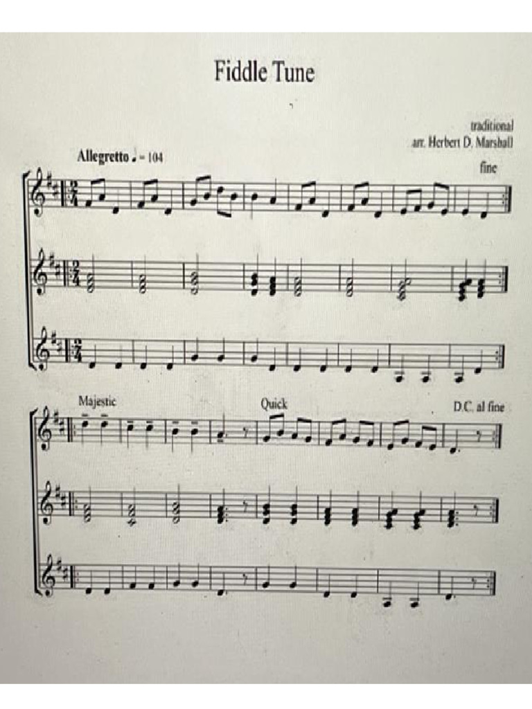 Fiddle Tune | PDF