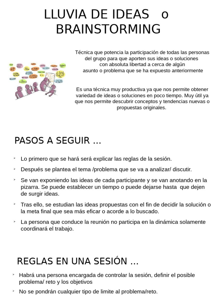 Técnicas Efectivas de Brainstorming | PDF