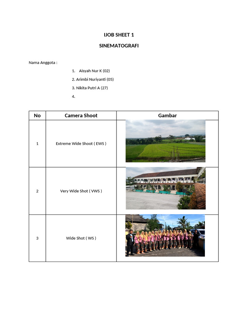 Job Sheet 1 | PDF