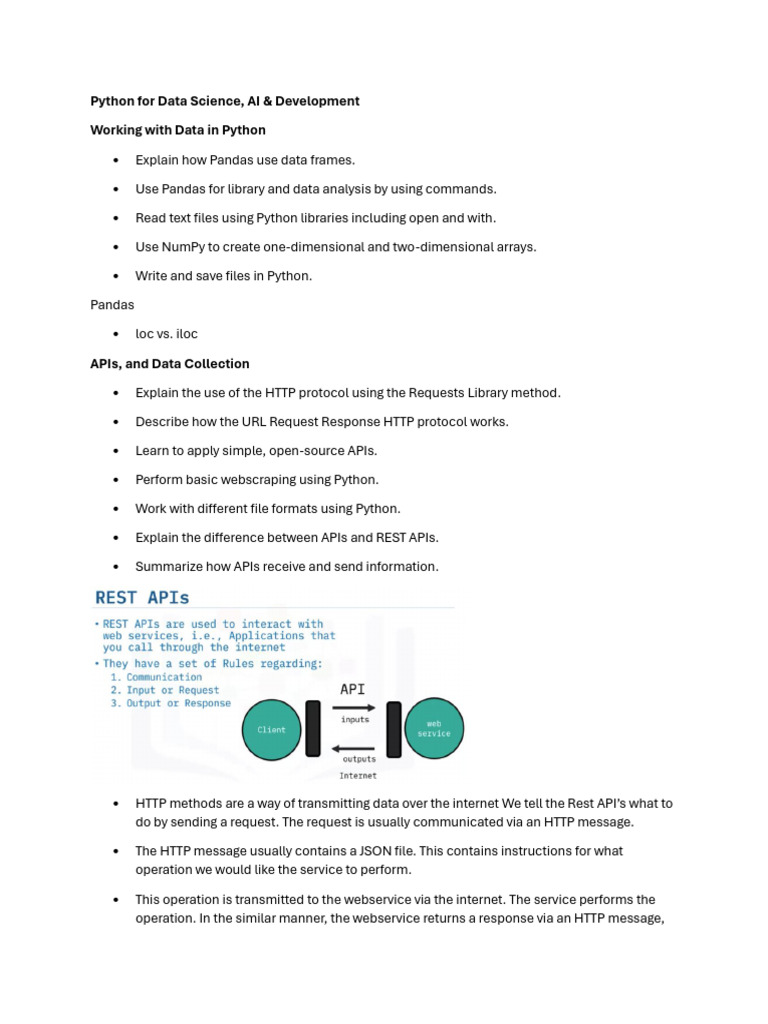 Python Data Science: Pandas & APIs Guide | PDF