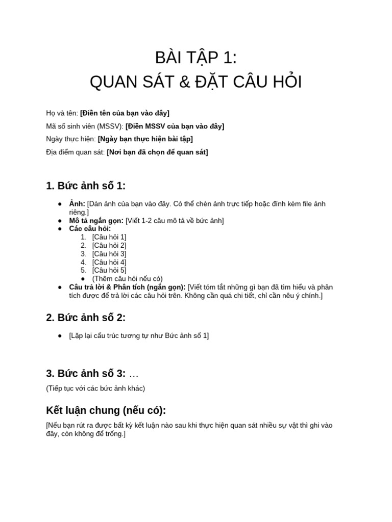 Template Nộp BT1 | PDF