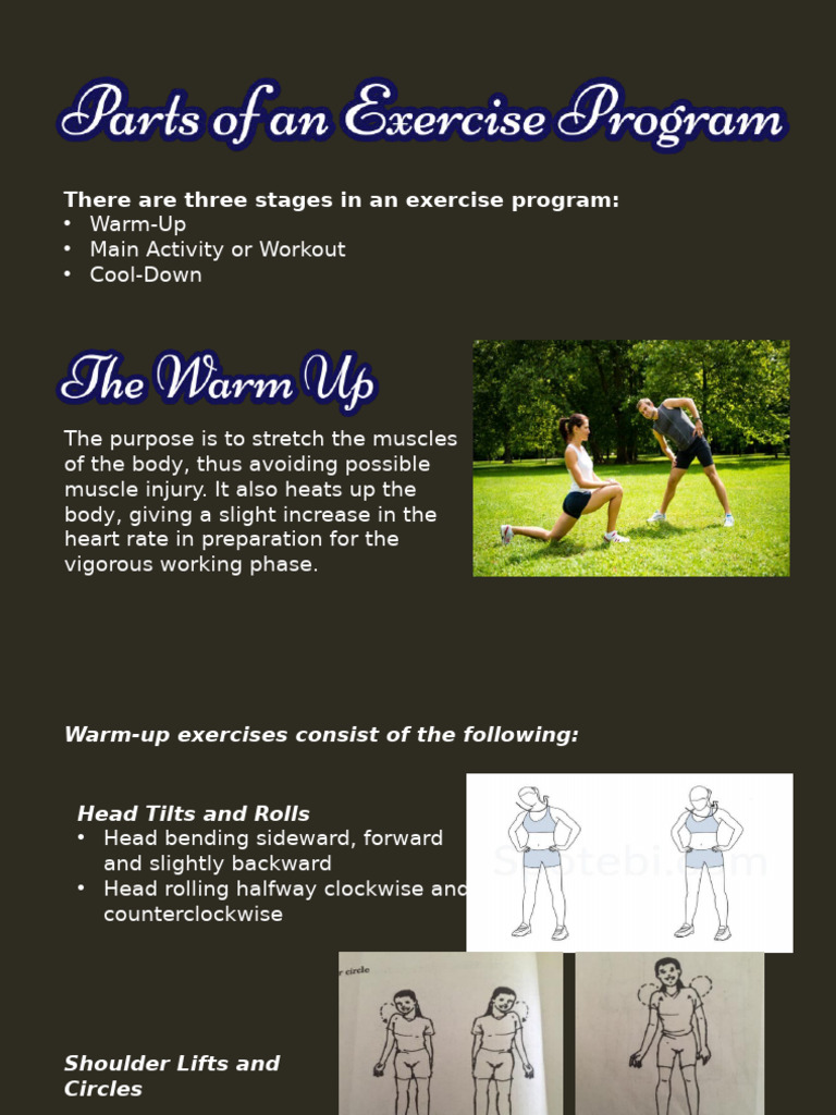 Lesson 7 and 8 Parts of An Exercise | PDF