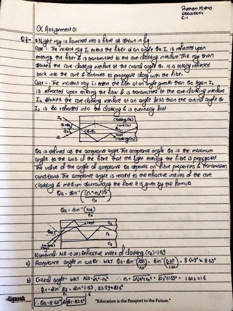 Fiber Optic Acceptance Angles Explained Pdf