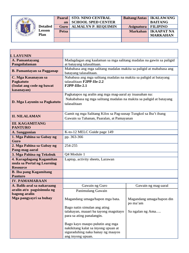 Alma Fil2 Week3-1 | PDF