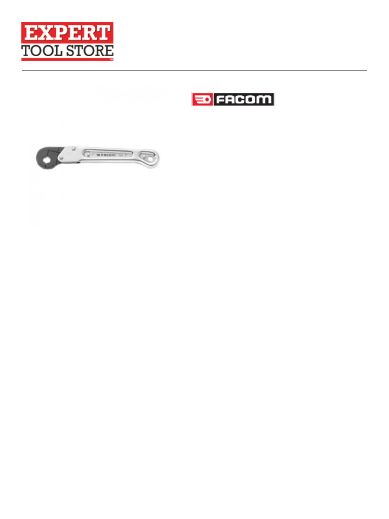 FACOM 70A.22 Flare Nut Spanner 22mm | PDF