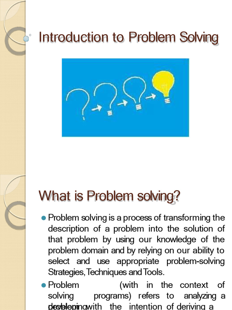 Problem Solving in Software Development | PDF | Computer Program ...